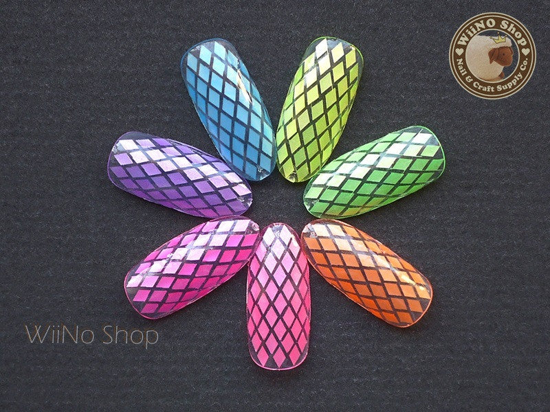 2 x 3mm Neon Blue Diamond Shape Glitter – WiiNo Shop